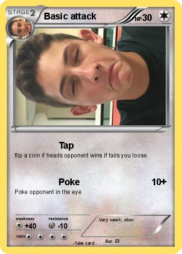 Pokémon Basic attack - Tap - My Pokemon Card