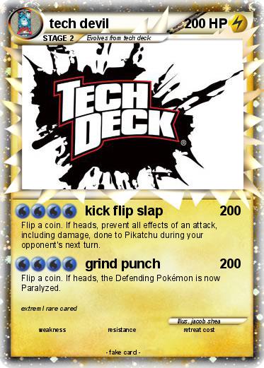 Pokémon tech devil - kick flip slap - My Pokemon Card