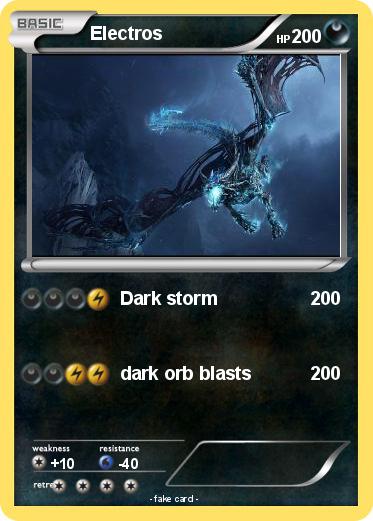 Pokémon Electros 1 1 - Dark storm - My Pokemon Card