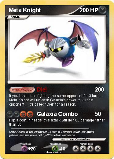Pokémon Meta Knight 814 814 - Die! - My Pokemon Card