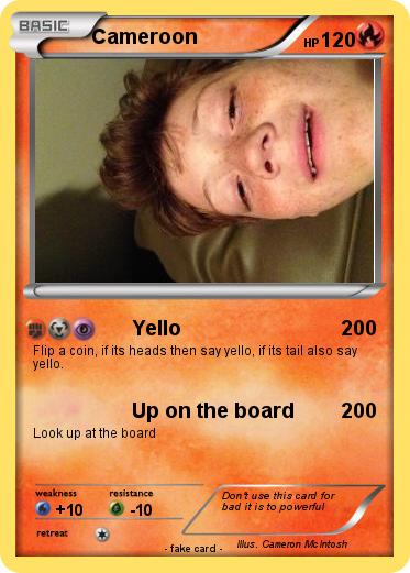 Pokémon Cameroon 3 3 - Yello - My Pokemon Card
