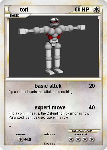 Pokémon tori 69 69 - basic attck - My Pokemon Card