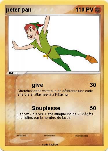 Pokémon peter pan 35 35 - give - Ma carte Pokémon