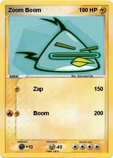 Pokémon Zoom Boom - Zap - My Pokemon Card