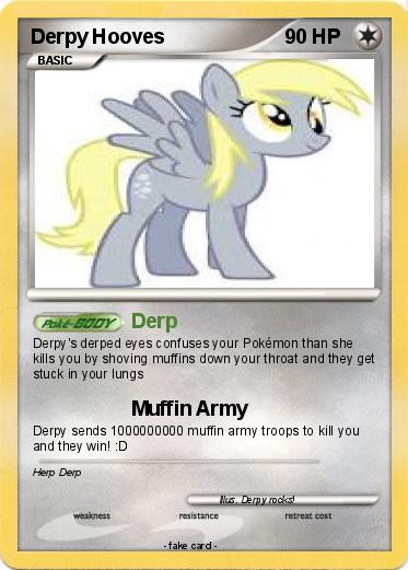 Pokémon Derpy Hooves 122 122 - Derp - My Pokemon Card