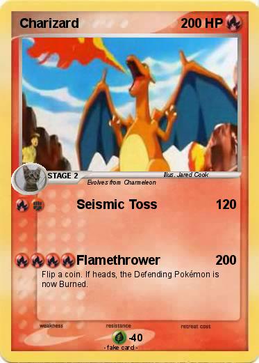 Pokémon Charizard 6824 6824 - Seismic Toss - My Pokemon Card