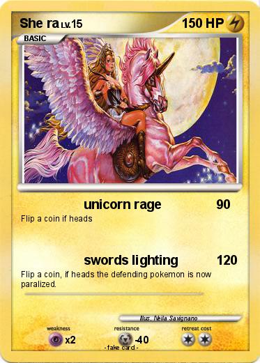 Pokémon She ra 3 3 - unicorn rage - My Pokemon Card