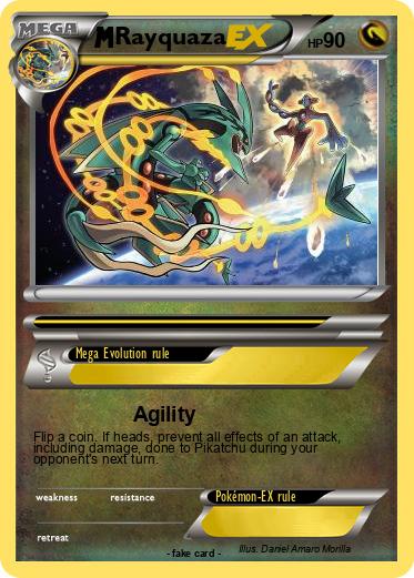 Pokémon Rayquaza 9092 9092 - Agility - My Pokemon Card