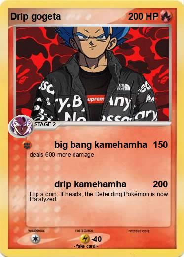 Pokémon Drip gogeta - big bang kamehamha - My Pokemon Card
