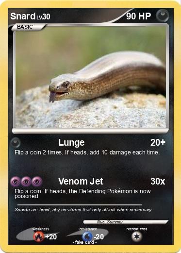 Pokémon Snard - Lunge - My Pokemon Card