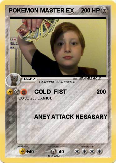 Pokémon POKEMON MASTER EX 1 1 - GOLD FIST - My Pokemon Card