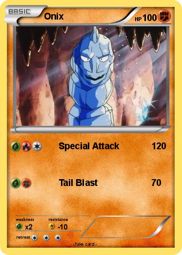 Pokémon Onix 318 318 - Special Attack - My Pokemon Card