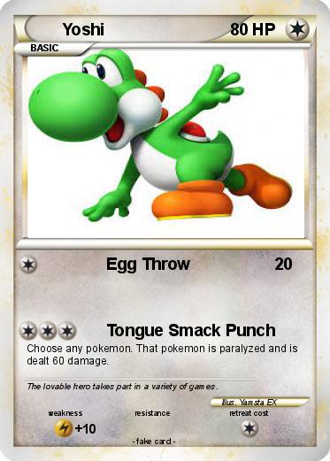 Pokémon Yoshi 3576 3576 - Egg Throw - My Pokemon Card