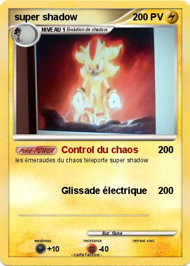 Pokémon super shadow 797 797 - Control du chaos - Ma carte Pokémon