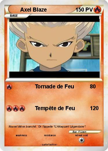 Pokémon Axel Blaze 264 264 - Tornade de Feu - Ma carte Pokémon