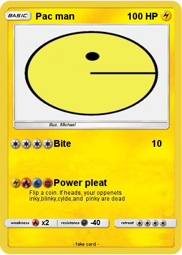 Pokémon Pac man 751 751 - Bite - My Pokemon Card