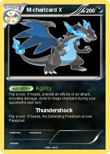 Pokémon M charizard X 21 21 - Agility - My Pokemon Card