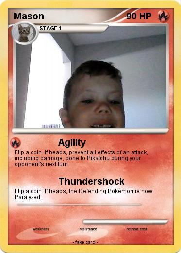 Pokémon Mason 424 424 - Agility - My Pokemon Card