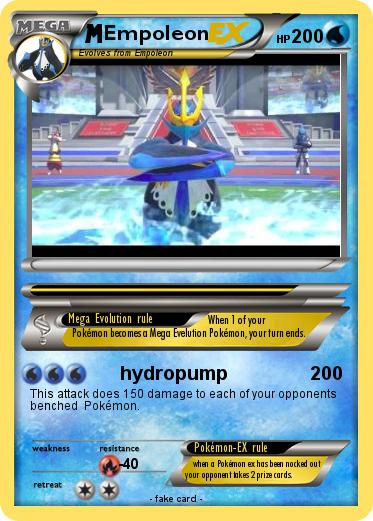 Pokémon Empoleon 967 967 - hydropump - My Pokemon Card