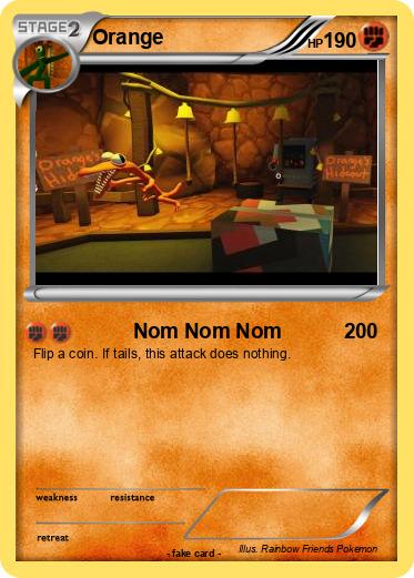 Pokémon Orange 915 915 - Nom Nom Nom - My Pokemon Card