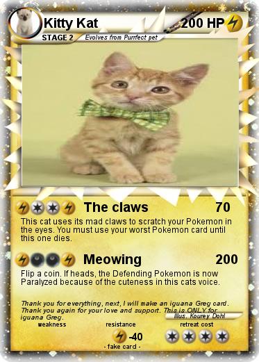 Pokémon Kitty Kat 78 78 - The claws - My Pokemon Card