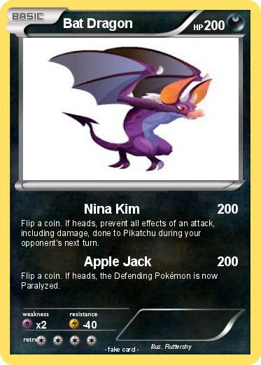 Pokémon Bat Dragon - Nina Kim - My Pokemon Card