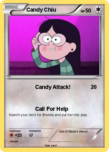 Pokémon Candy Chiu 1 1 - Candy Attack! - My Pokemon Card