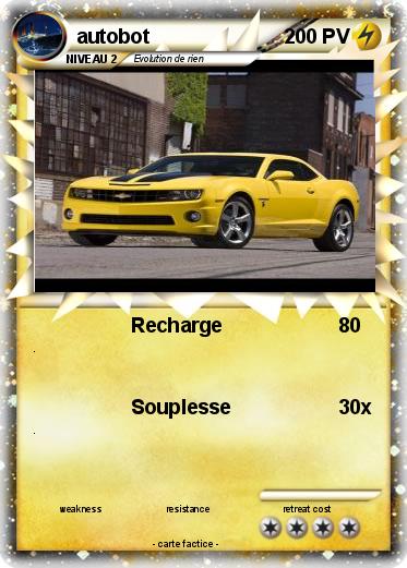 Pokémon autobot 8 8 - Recharge - Ma carte Pokémon