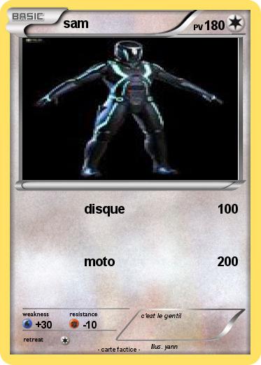 Pokémon sam 1092 1092 - disque - Ma carte Pokémon