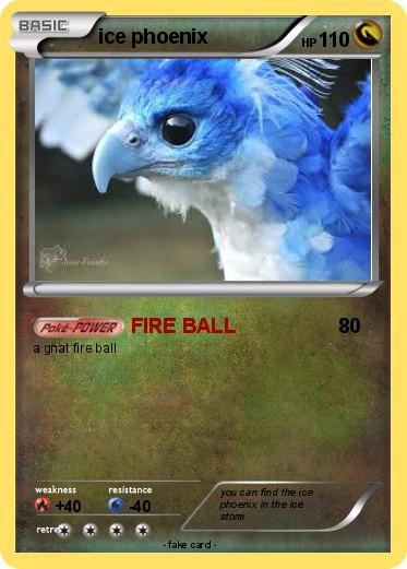 Pokémon ice phoenix 11 11 - FIRE BALL - My Pokemon Card