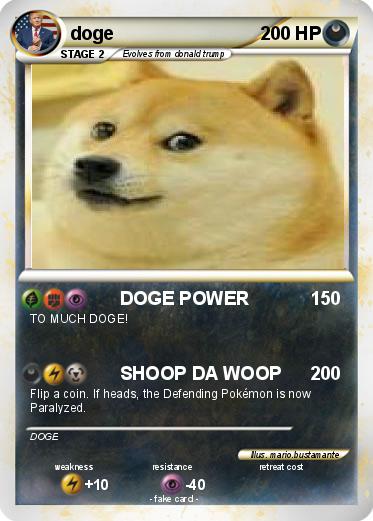 Pokémon doge 1952 1952 - DOGE POWER - My Pokemon Card