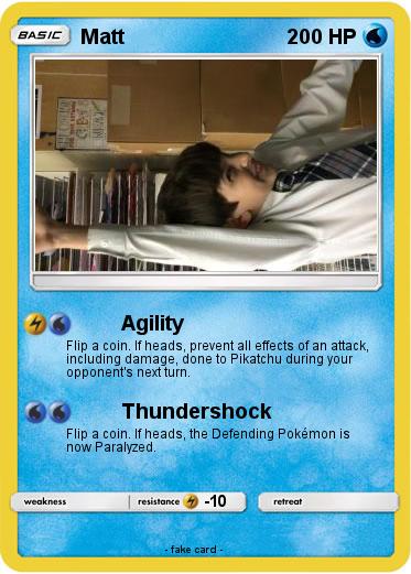 Pokémon Matt 1049 1049 - Agility - My Pokemon Card
