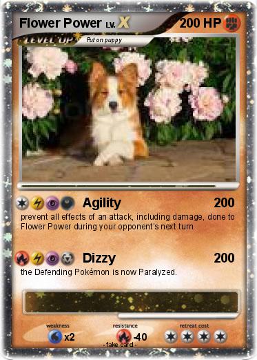 Pokémon Flower Power 81 81 - Agility - My Pokemon Card