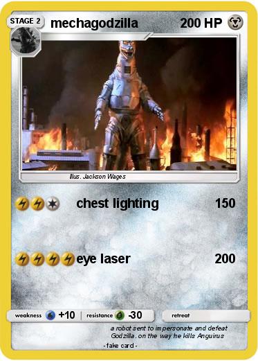 Pokémon mechagodzilla 190 190 - chest lighting - My Pokemon Card