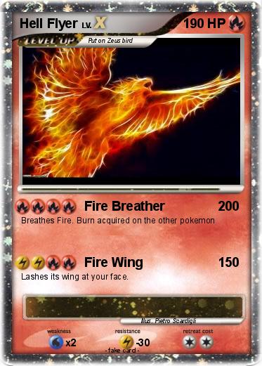 Pokémon Hell Flyer - Fire Breather - My Pokemon Card