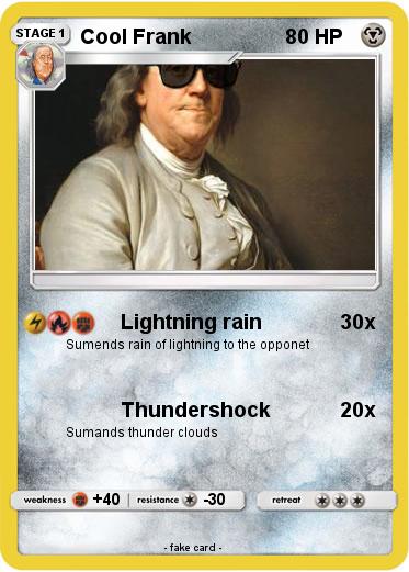 Pokémon Cool Frank - Lightning rain - My Pokemon Card