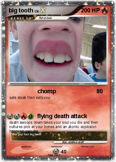 Pokémon big tooth 5 5 - chomp - My Pokemon Card