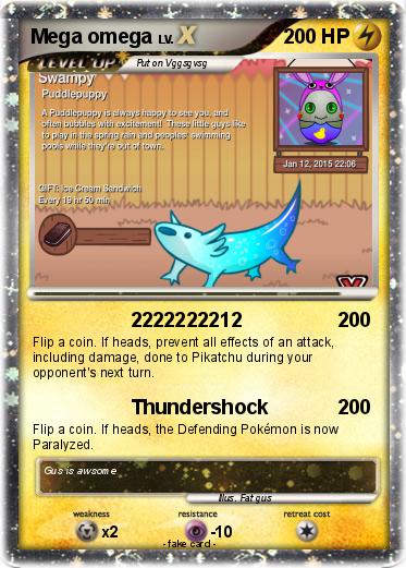 Pokémon Mega omega 3 3 - 2222222212 - My Pokemon Card