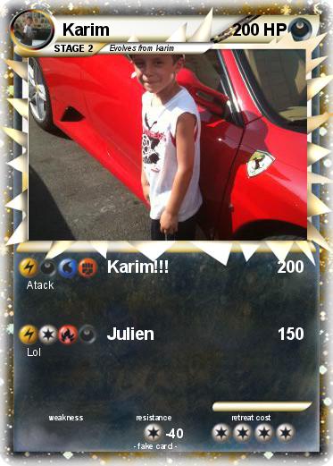 Pokémon Karim 88 88 - Karim!!! - My Pokemon Card