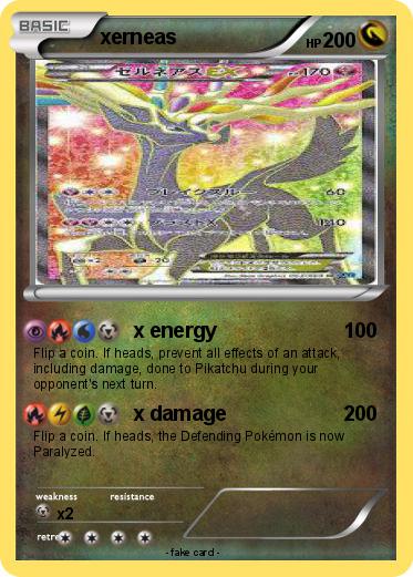 Pokémon xerneas 1064 1064 - x energy - My Pokemon Card