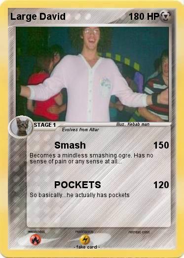 Pokémon Large David - Smash - My Pokemon Card