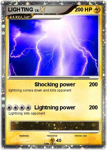 Pokémon LIGHTING 528 528 - Shocking power - My Pokemon Card