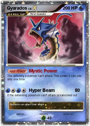 Pokémon Gyarados 209 209 - Mystic Power - My Pokemon Card