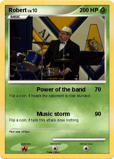 Pokémon Robert 450 450 - Power of the band - My Pokemon Card