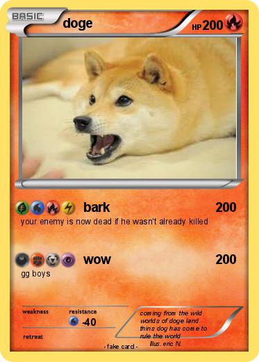 Pokémon doge 1086 1086 - bark - My Pokemon Card