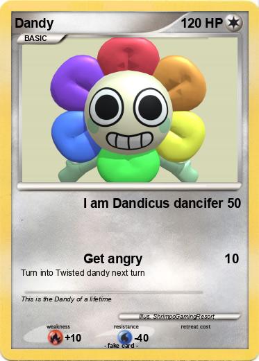 Pokémon Dandy 44 44 - I am Dandicus dancifer 50 - My Pokemon Card