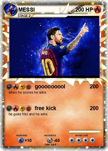 Pokémon MESSI 2298 2298 - gooooooool - My Pokemon Card