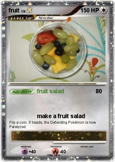 Pokémon fruit 12 12 - fruit salad - My Pokemon Card