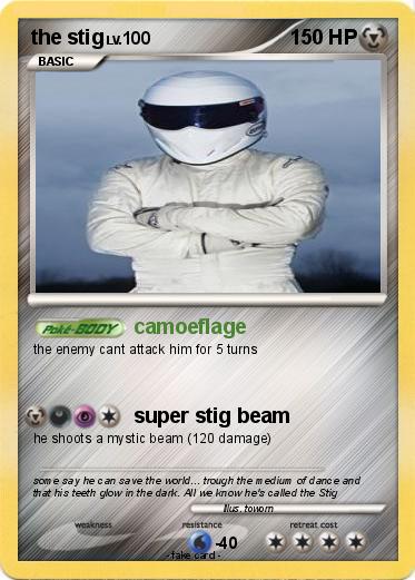Pokémon the stig 7 7 - camoeflage - My Pokemon Card