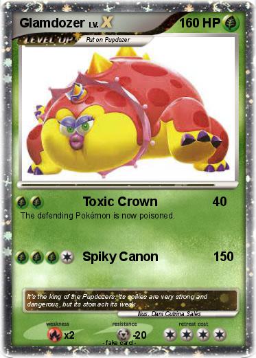 Pokémon Glamdozer 1 1 - Toxic Crown - My Pokemon Card
